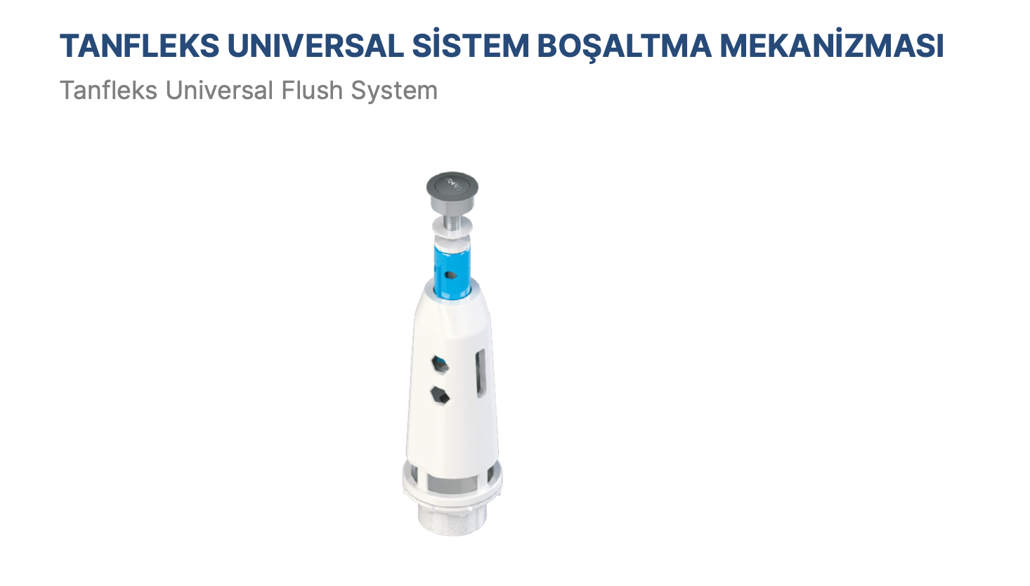 Tanfleks Universal 3/6 Litre Boşaltma Mekanizması TPRİT-B | TANFLEKS